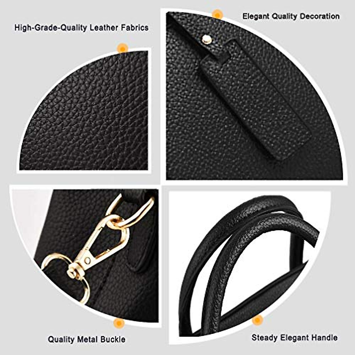 COCIFER Women Top Handle Satchel Handbags Shoulder Bag Tote Purses Messenger Bags