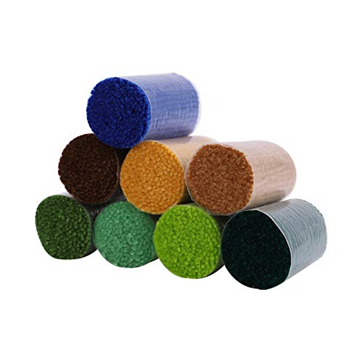 EXCEART 18pcs Wool Area Rugs Plush Yarn Cotton Ball Woobie Blanket Knitting Yarn Thick Bobbin Quilting Thread Bracelet String Carpet Embroidery Friendship braclets Floss