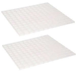 Monster Adventure Terrain - Stackable Base Plate 2 Pack Set - Fully Modular 3-D Tabletop World Builder Compatible with DND Dungeons and Dragons, Pathfinder, and All RPG Tabletop Games