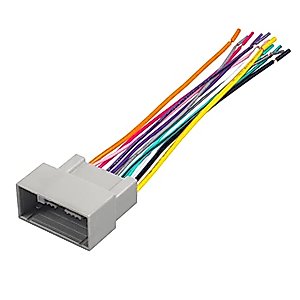 BATIGE Radio Wiring Harness for Honda Accord City Jazz 2008-2018 Car Stereo Wire Cable Plug Non-Amplified System