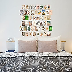 HappyStream 50pcs Wall Collage Kit Aesthetic Pictures. Photo Collage Kit, Bedroom Decor for Teen Girls, Boho Wall Décor, Dorm Photo Collection, Aesthetic Posters for Room (50pcs 4x6 inch)