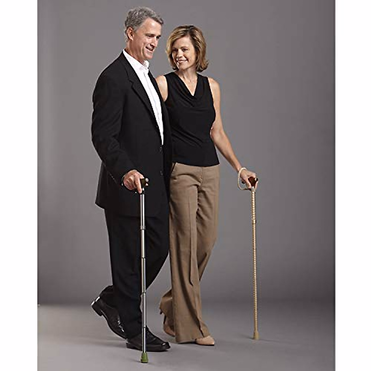 Switch Sticks Walking Cane for Men or Women, Foldable and Adjustable from 32-37 Inches, FSA and HSA Eligible, Huntington