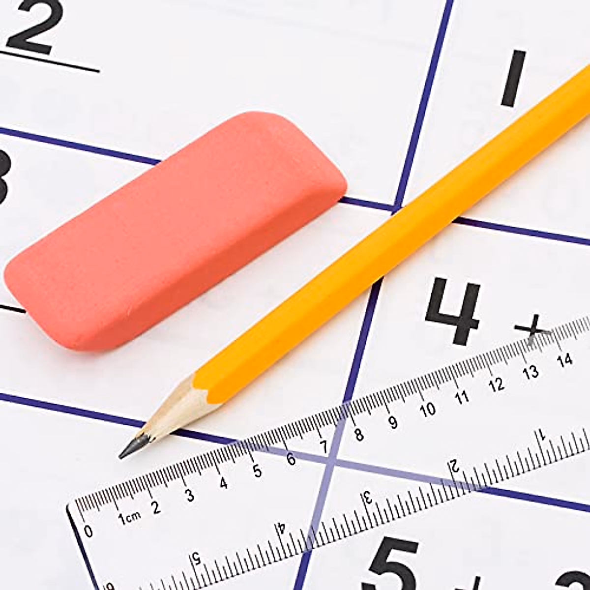 Chris.W 20 Pack Clear Plastic Ruler 6 Inch Straight Ruler Flexible Ruler with Inches and Metric for School Classroom, Home, or Office (Clear)