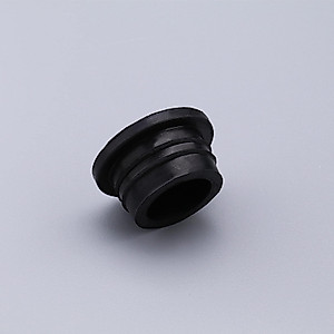 Micro Traders 2PCS Pool Ladder Rubber Bumper 39mm Ladder Stopper Cushion Buffer Guard Plug for 42mm Ladder Diameter Swimming Pool Ladder Accessories Black