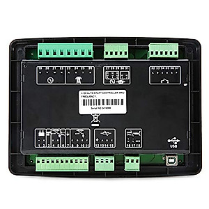 Oumefar 8V-35V DSE6120 Deep Sea Electronic Generator Controller Module 6120 Generator Control Panel LCD Display Electronic Power Controller Module for Generator