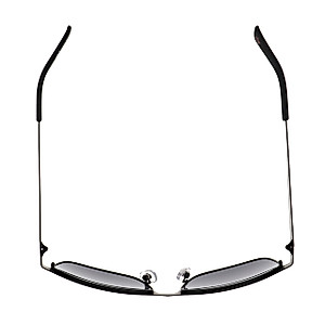 Dockers Men's Colton Sunglasses Polarized Navigator, Black, 57mm