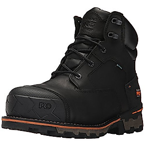 Timberland PRO Men's Boondock 6 Inch Composite Safety Toe Waterproof Industrial Work Boot, Black, 10.5