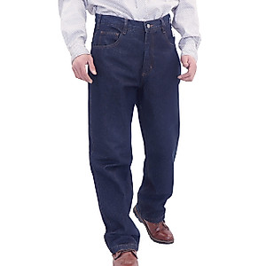 BOCOMAL FR Jeans for Men Flame Resistant Pants Midweight 11oz Blue Denim Fire Retardant Jeans