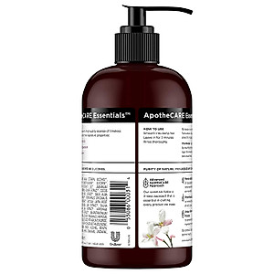 ApotheCARE Essentials Conditioner - The Mender - Coconut Milk, White Jasmine, Vitamin E - Net Wt. 12 FL OZ (355 mL) Per
