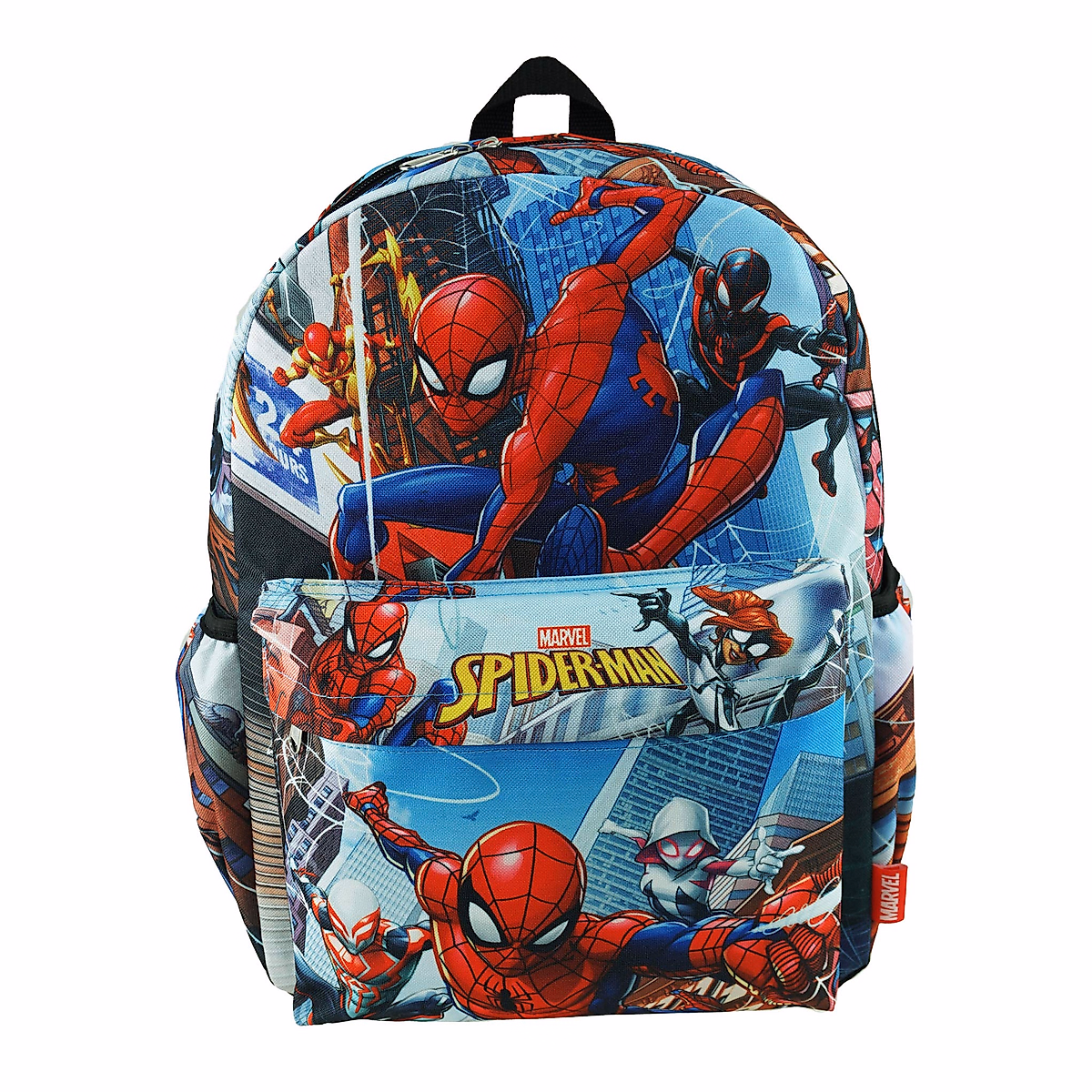 Spider-Man Deluxe Oversize Print Large 16" Backpack with Laptop Compartment - A17704
