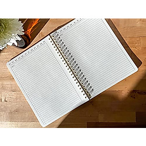 DesignWorks Ink TEXTURED PAPER COVER TWIN WIRE A4 CREST NOTEBOOK - LILAC