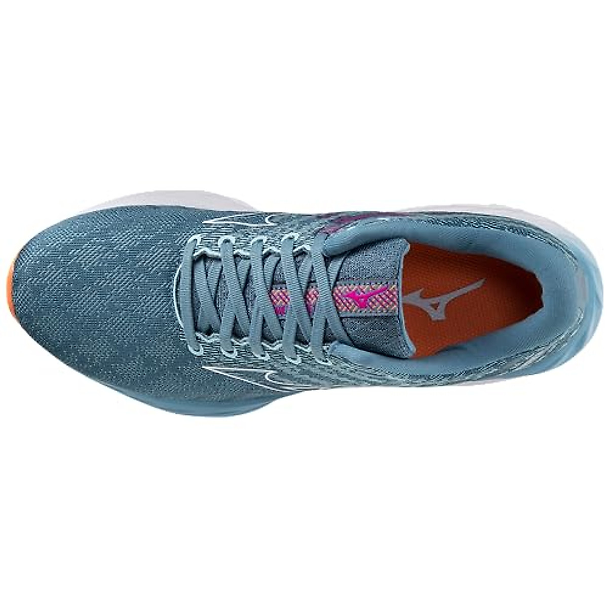 Mizuno Women's Wave Inspire 19 Running Shoe, Provincial Blue/White, 9