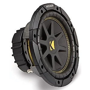Kicker Bundle Compatible with Universal Vehicle 43C104 Single 10" Loaded Sub Box Enclosure