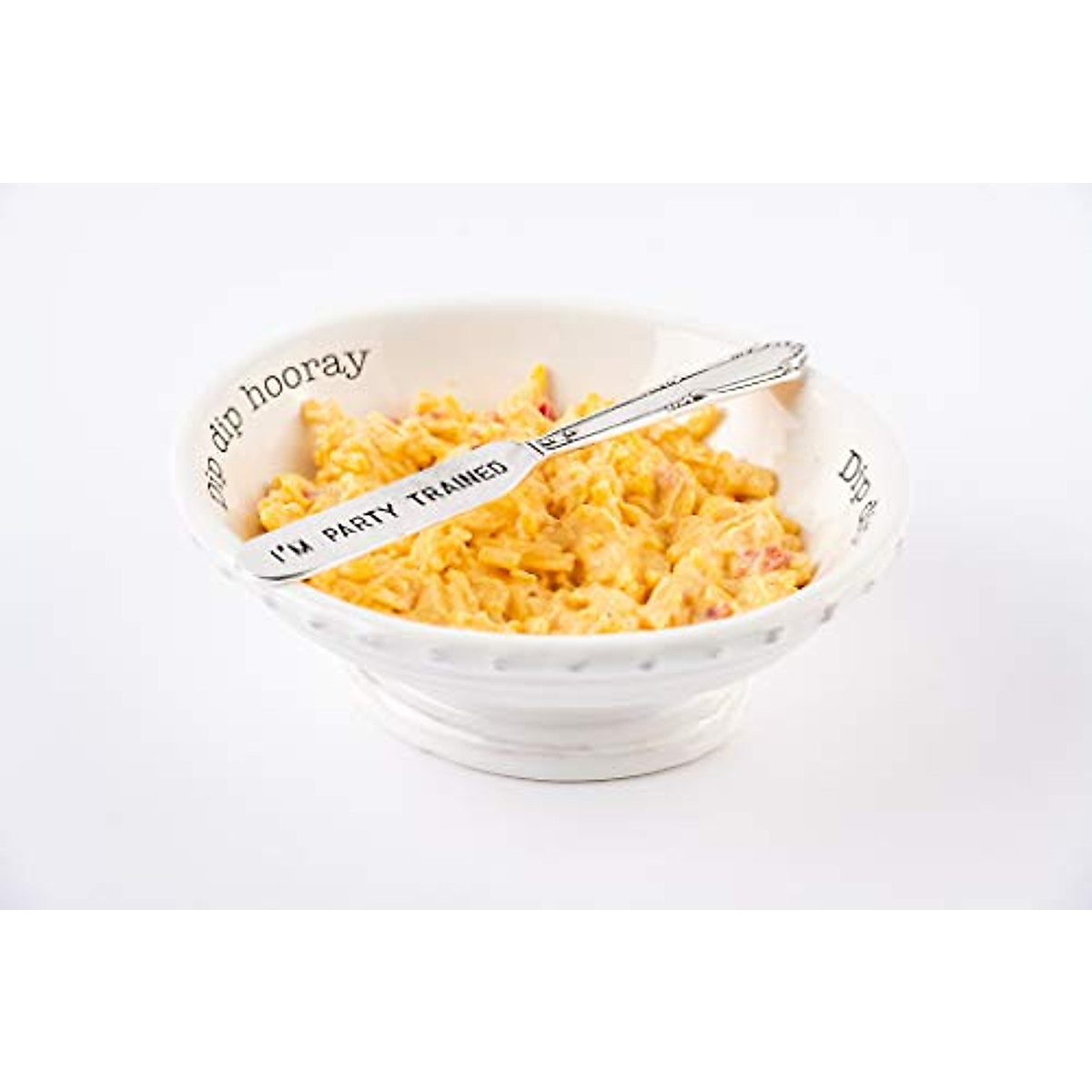 Mud Pie Dip Bowl Set, Hooray, 2" x 6"