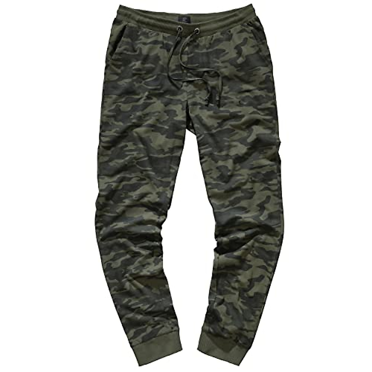 JP 1880 Menswear Big & Tall Plus Size L-8XL Camo Print Pajama Pants olive XXXXX-Large 809018440