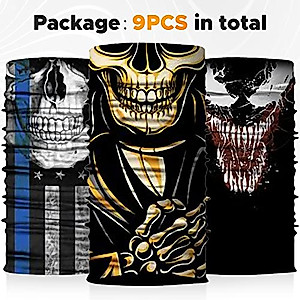 JOEYOUNG Headwear, Bandana, Neck Gaiter Head Wrap Headband Balaclava Magic Scarf