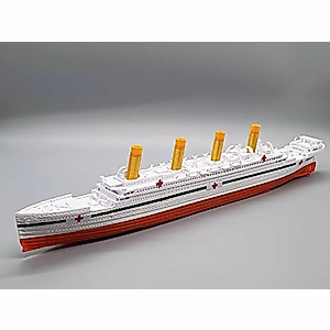 HMHS BRITANNIC Model - Highly Detailed Replica Historically Accurate No Assembly Required - 1 Foot in Length (Model Only)