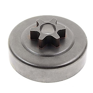 Carbhub Sprocket Clutch 3/8" for Stihl 017 018 021 023 025 MS170 MS180 MS210 MS230 MS250 Chainsaw with Washer E-Clip Kit Replace 1123 640 2003, 1123 640 2073