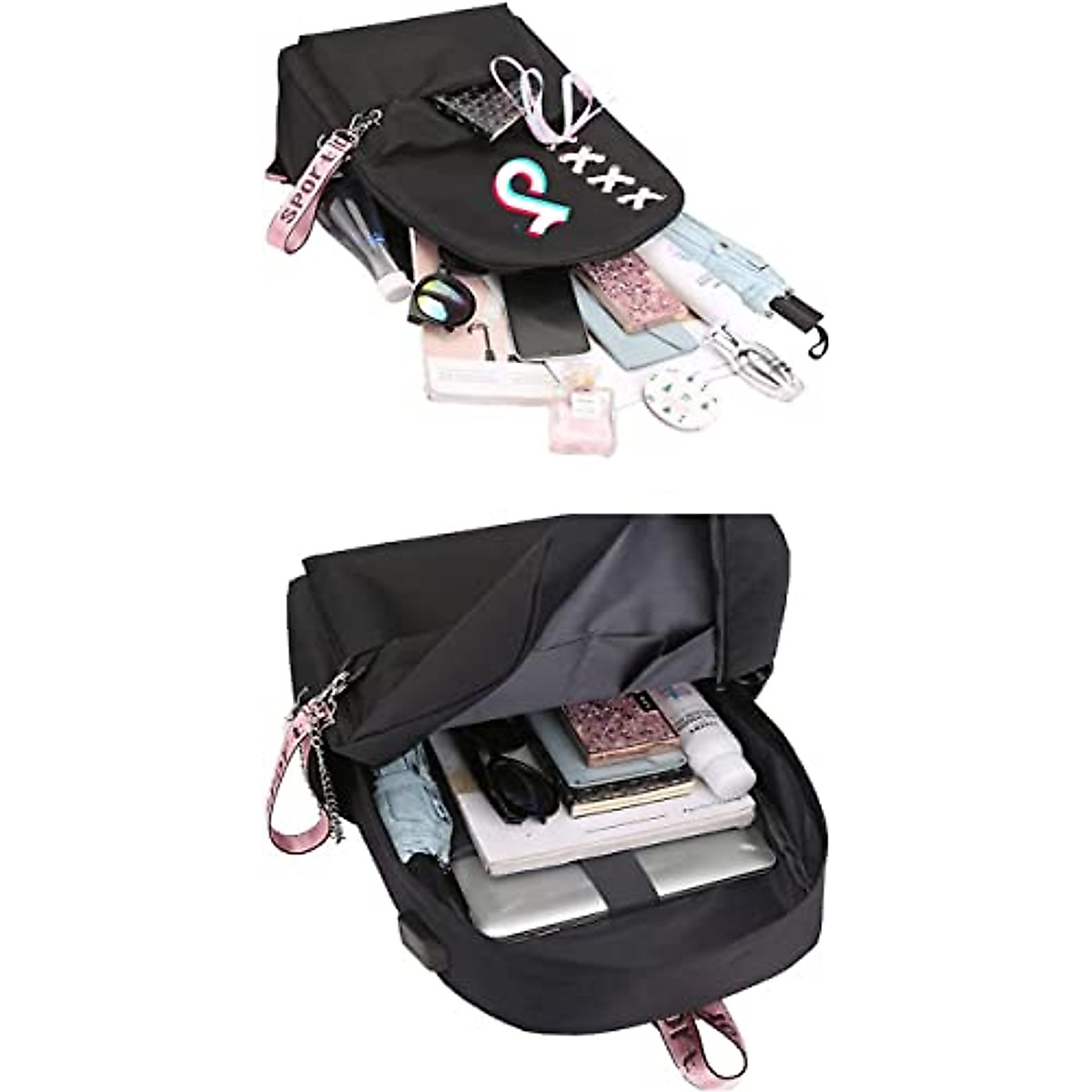 Backpack for Girls Middle Student Bookbag 15.6" School Bag Women Casual Daypack