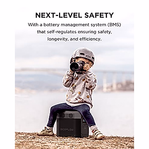 EF ECOFLOW Portable Power Station DELTA 1300, 1260Wh Solar Powered Generator with 6 x 1800W AC Outlets, Solar Generator(Solar Panel Optional) for Outdoor Camping