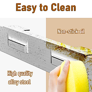 Grarg Wind Guards for Blackstone 22” Griddle,Blackstone Griddle Accessories Stainless Steel Magnetic Wind Screen for Outdoor Backyard BBQ Cooking Gas Saving(22 Inch)