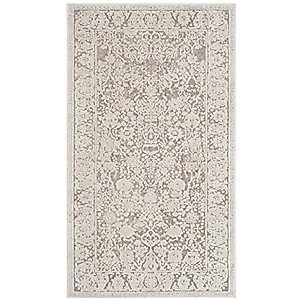 SAFAVIEH Reflection Collection 3' x 5' Beige/Cream RFT663A Vintage Distressed Area Rug