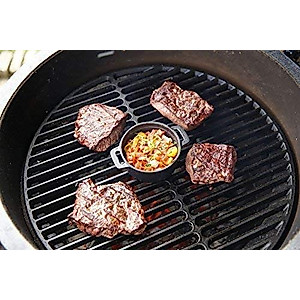 Hongso 18 3/16 Inch Porcelain Coated Cooking Grid Grates Polished Non-Stick Replacement for Large Big Green Egg, Vision Grill VGKSS-CC2, B-11N1A1-Y2A, Accessories,Other Kamado Grill, PCI991