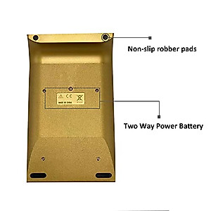 Calculators, Benkaim Gold Calculator Desk, Gold Office Desk Accessories, Standard Basic Desk Calculator with LCD 10-Digit Display, Office Supplies for Women (White)