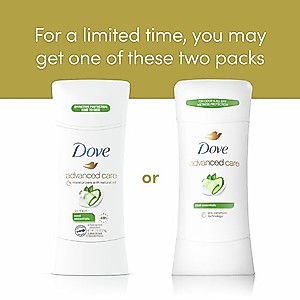 Dove Advanced Care Antiperspirant Deodorant Stick Cool Essentials 4 ct for helping your skin barrier repair after shaving 72 hour odor control and sweat protection with Pro Ceramide Technology 2.6 oz