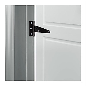 6pcsT Hinges, Gates, Black Hinges, Heavy Duty Hinges for Wooden Fences, Sheds, Wooden Boxes, Garden Gates, Log Cabins Cerniera