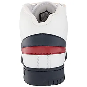 Fila womens Fila F-13 Big Kids Sneaker, White/Navy/Red, 5.5 Big Kid US