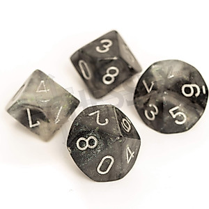 Chessex Borealis Light Smoke Luminary 10 x D10 Set [CHX27378]
