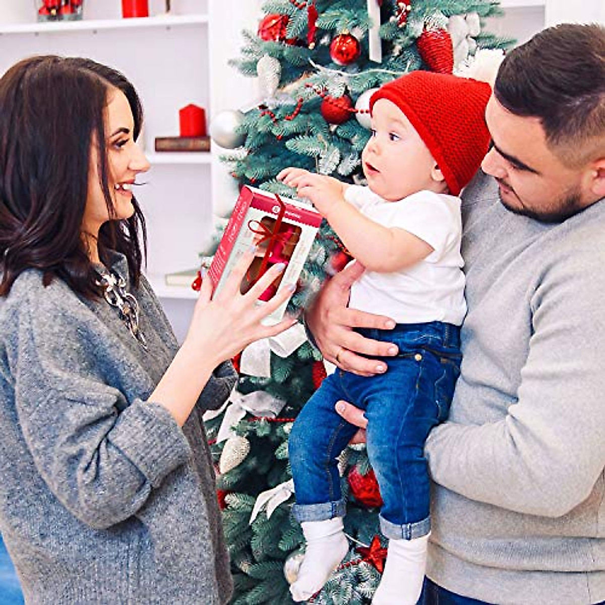 Silicone Baby Spoons for Baby Led Weaning 2-Pack, First Stage Baby Feeding Spoon Set Gum Friendly BPA Lead Phthalate and Plastic Free, Great Gift Set (Pink)