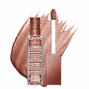 NYX PROFESSIONAL MAKEUP Ultimate Glow Shots, Liquid Eyeshadow, Long-Lasting Shimmer Eye Shadow with Vitamin C - Mango Moment