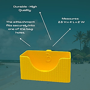 Boglets - Key Holder Accessories - Premium Collection - Decorative Accessories & Organizers - Made in USA (Yellow)