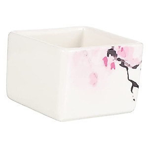 YARNOW 4pcs Ceramic Quartet Gu White Soup Bowls Suit Salad Mixing Bowls Trifle Bowls Chip and Dip Serving Set Ice Cream Bowl Square Bowls Ceramic Bowl Set Bowls Set Ceramics Cute