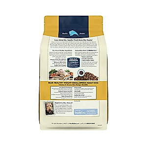 Blue Buffalo Life Protection Formula Natural Adult Small Breed Healthy Weight Dry Dog Food, Chicken and Brown Rice 5-lb Trial Size Bag