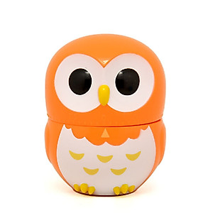 Golandstar Cute Cartoon Owl Timers Mini Size 60 Minutes Mechanical Kitchen Cooking Timer Clock Loud Alarm Counters Manual Timer (Orange)