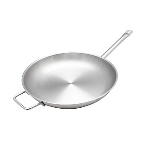 Thunder Group Stainless Steel Fry Pan, 12-Inch