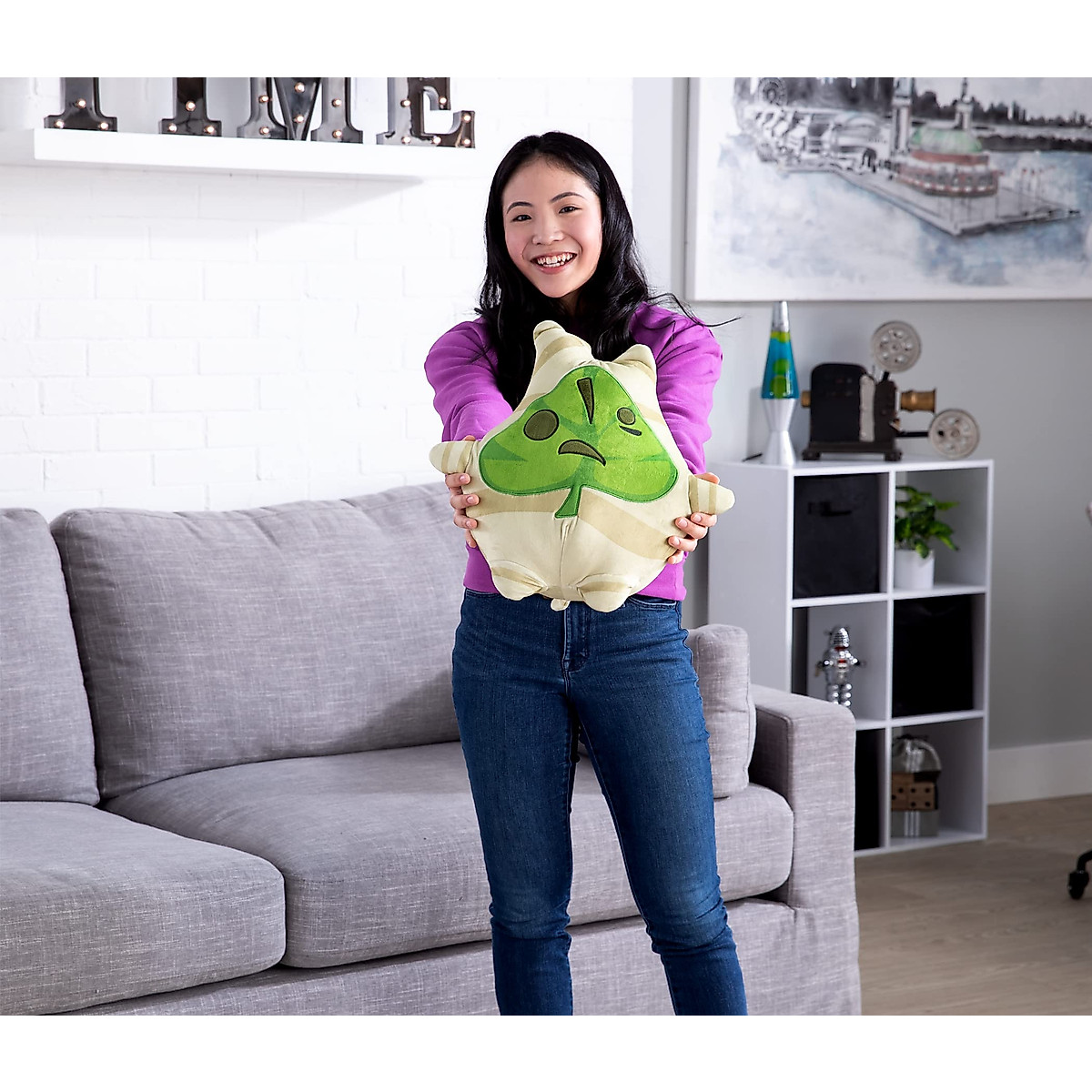 Club Mocchi-Mocchi- Nintendo The Legend of Zelda Plush - Korok Plush - Legend of Zelda Tears of the Kingdom Collectible Squishy Plushies - 15 Inch