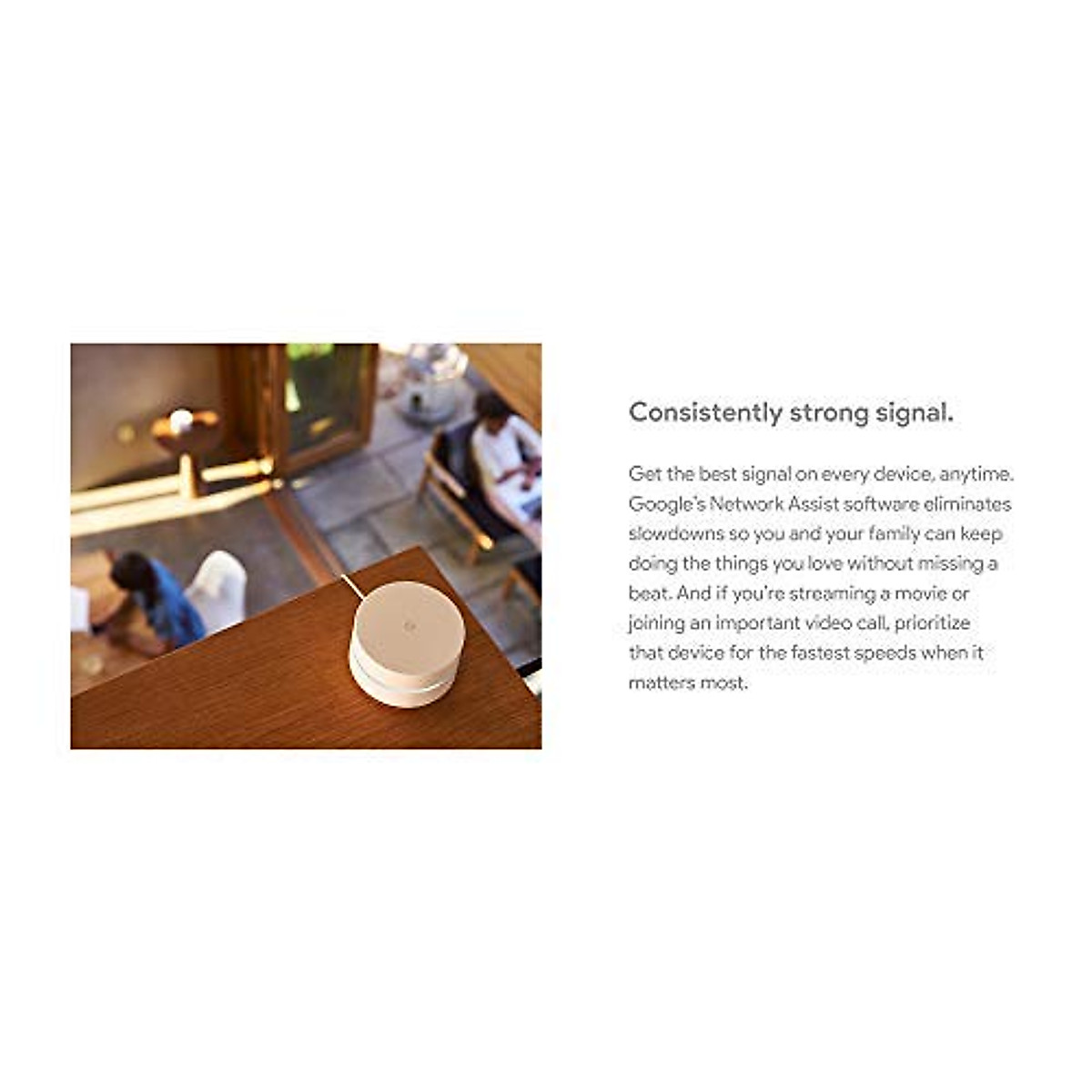 Google 4 Pk Wifi AC1200 Dual-Band Home WiFi System (Renewed)