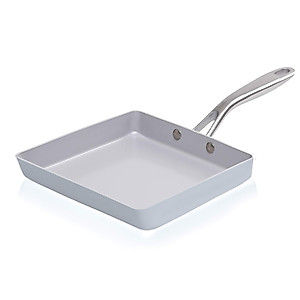 TECHEF - CeraTerra Ceramic Nonstick Tamagoyaki Japanese Omelette Pan/Egg Pan Skillet, (PTFE, PFAS, and PFOA Free), Induction-Ready, Made in Korea