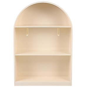Wall Storage Rack Shelf Wall Figurine Rack Garage Kits Holder Small Floating Shelves Small Wall Shelves Record Wall Mount Wall Hanging Figurine Rack White Perfume Rack Plastic Arch