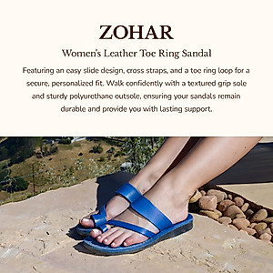 Zohar - Leather Toe Ring Sandal - Womens Sandals