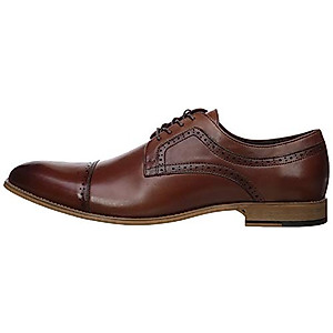 Stacy Adams Men's Dickinson Cap Toe Oxford, Cognac, 11