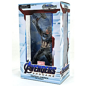 DIAMOND SELECT TOYS Marvel Gallery: Avengers Endgame: Captain America PVC Figure, Multicolor