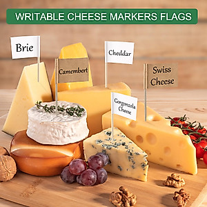 38 Pcs Charcuterie Boards Accessories, Gold Stainless Steel Charcuterie Utensils Set, Including Cheese Butter Spreader, Mini Serving Tongs, Knives, Spoons, Forks, Honey Dippers and Toothpick Flags