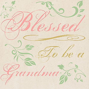 CafePress Blessed To Be A Grandma Tote Bag Canvas Tote Shopping Bag