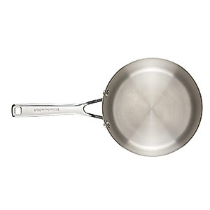 KitchenAid 3-Ply Base Brushed Stainless Steel Sauce Pan/Saucepan with Lid, 3 Quart