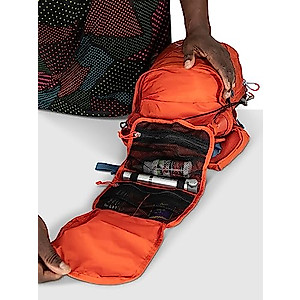 Osprey Raptor 10L Men's Biking Backpack with Hydraulics Reservoir, Firestarter Orange, One Size